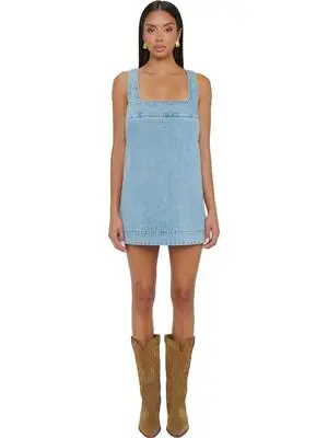 Show Me Your Mumu Topanga Mini Dress - Jet Stream Blue