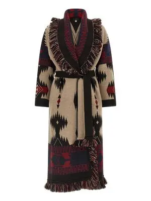 Alanui 'icon' Long Coat Multi