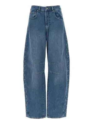MARINE SERRE Moon' Jeans - Blue