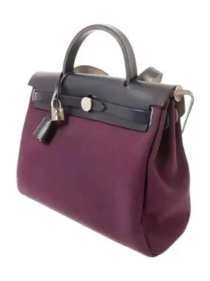 Hermès Pm Herbag Tote Bag - Purple