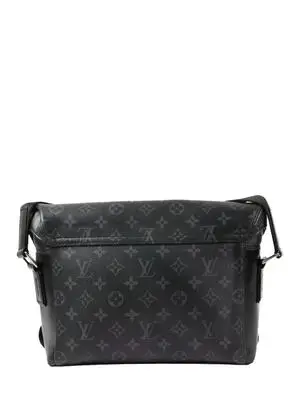 LOUIS VUITTON Monogram Eclipse Messenger Voyage Pm Cross Body Bag - Black