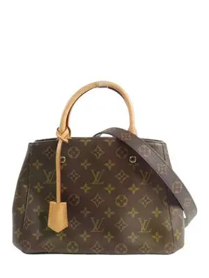 LOUIS VUITTON Bb Montaigne Tote Bag - Brown
