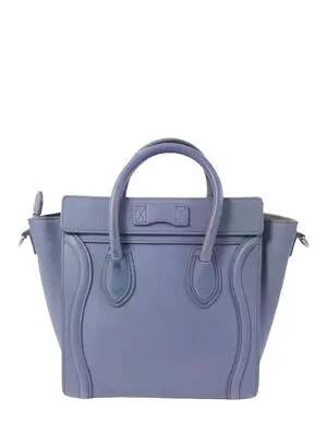 Celine Nano Luggage Tote Bag Blue