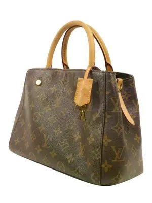 LOUIS VUITTON Montaigne Bb Monogram Shoulder Bag - Brown