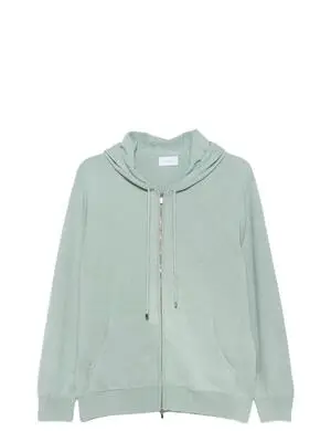 MALO Zip-up Knitted Hoodie