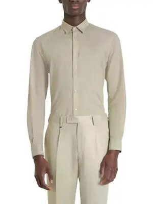 ANTONY MORATO Toledo Button-down Long-sleeve Shirt - Neutrals