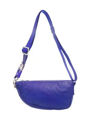 Burberry 2015-2026 Leather Shield Crossbody Bag - Blue
