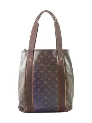 LOUIS VUITTON 2008 Monogram Cabas Beaubourg Tote Bag - Brown