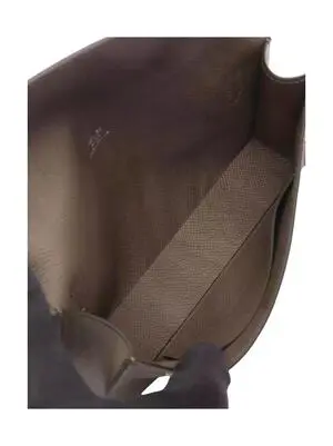 Hermès 2015-2026 Epsom Hermesnap Wallet Crossbody Bag - Brown