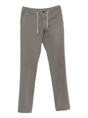 MASON'S Milano Drawstring-waist Trousers Grey