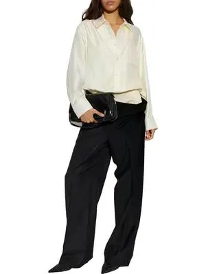 Alexander Wang Silk Layered Cami Shirt Top Neutrals