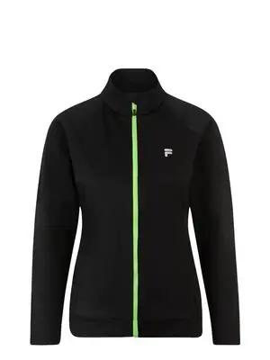 FILA Logo-patch Zip-up Sweatshirt - Black