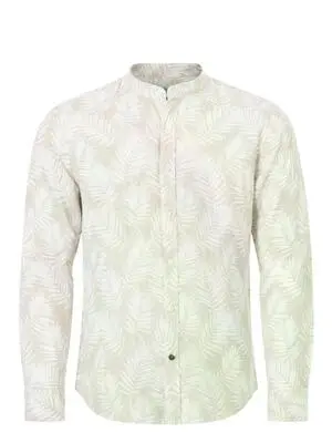 BALDININI Band-collar Shirt - Neutrals
