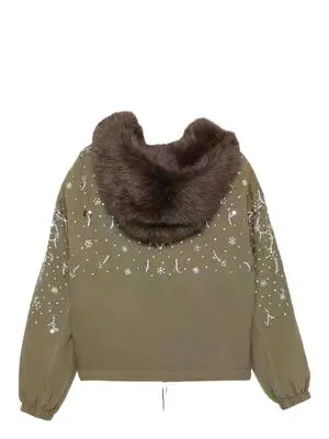 NOUVELLE VAGUE Sequin-embellished Jacket - Green
