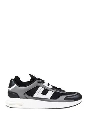 Armani Exchange Panelled Athletic Sneakers Black