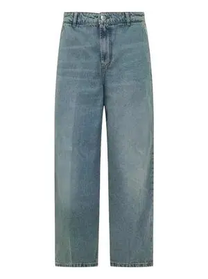 AMI Paris Balloon-fit Jeans - Blue