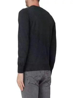 BROOKSFIELD Crew-neck Wool Sweater Grey