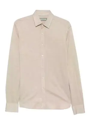 Canali Long-sleeve Button-down Shirt Neutrals