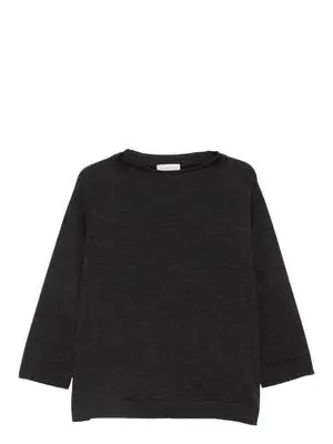 Liviana Conti Boat-neck Sweater - Grey