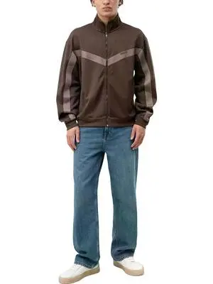 Hugo Zip-up Sweatshirt - Brown