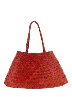Dragon Diffusion Big Santa Croce Leather Shoulder Bag Red