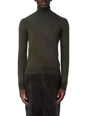 BROOKSFIELD Roll-neck Wool Sweater - Green