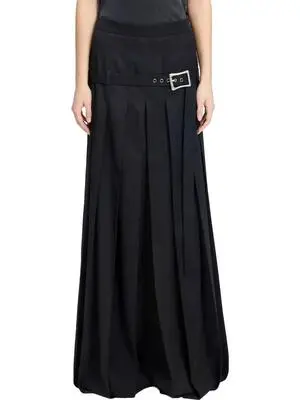 ANN DEMEULEMEESTER Belted Pleated Trousers