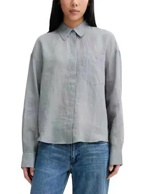 Marc O'polo Chest-pocket Shirt Grey