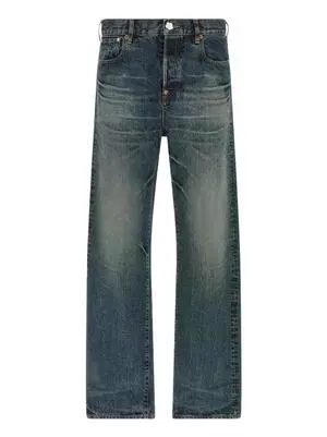 Kenzo Boke Flower Button Jeans - Blue