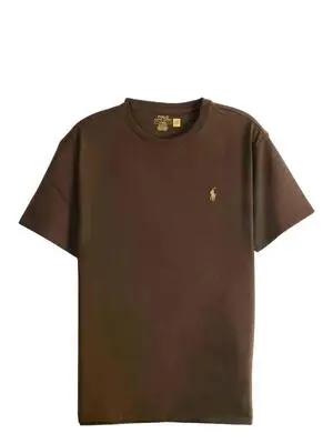 Polo Ralph Lauren Logo-embroidered T-shirt Brown