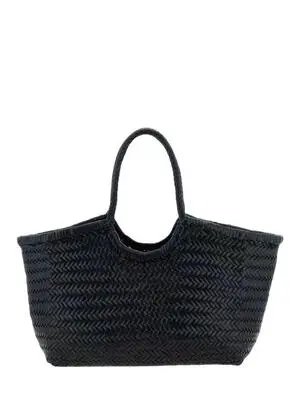 Dragon Diffusion Big Nantucket Leather Tote Bag - Blue