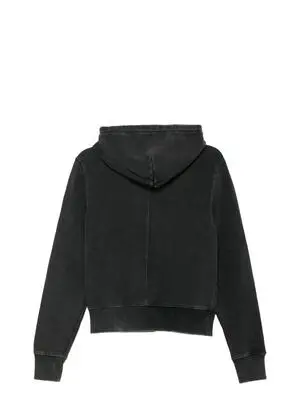 ENTIRE STUDIOS Faded-effect Zip-up Hoodie - Grey