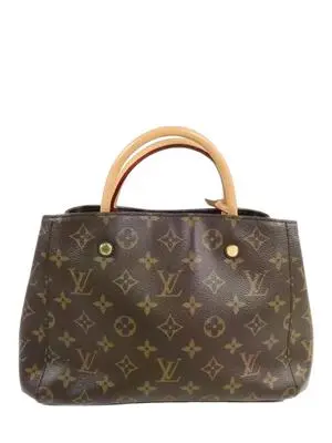 LOUIS VUITTON Bb Montaigne Tote Bag - Brown