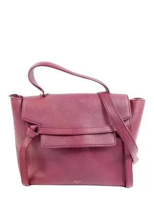 Celine Micro Belt Tote Bag - Red