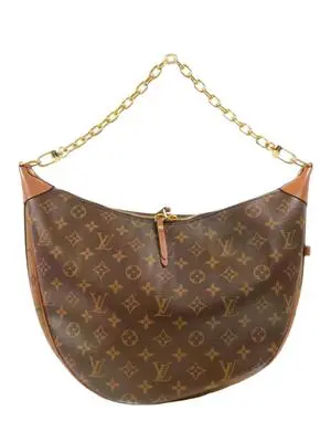 LOUIS VUITTON Loop Hobo Monogram Reverse Shoulder Bag - Brown