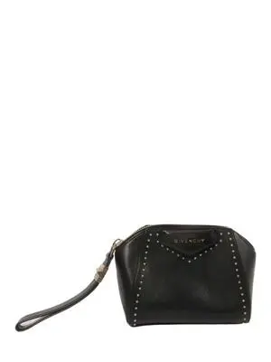 Givenchy Antigona Studded Clutch Bag - Black