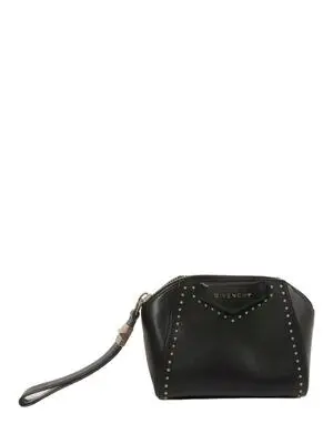 Givenchy Antigona Studded Clutch Bag - Black