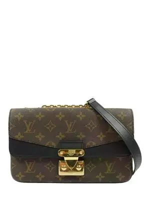 LOUIS VUITTON Marceau Monogram Canvas Shoulder Bag - Brown