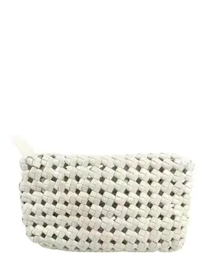 Bottega Veneta Intrecciato Shoulder Bag - White