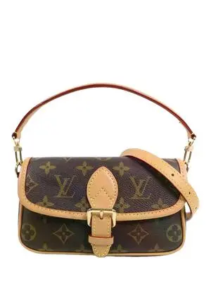 LOUIS VUITTON Nano Diane Monogram Canvas Tote Bag - Brown