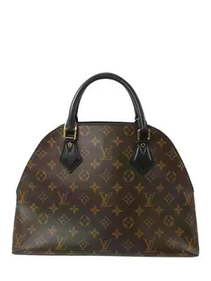 LOUIS VUITTON Alma Monogram Tote Bag - Brown