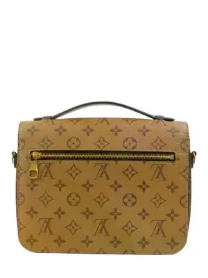 LOUIS VUITTON Pochette Metis Monogram Reverse Tote Bag - Brown