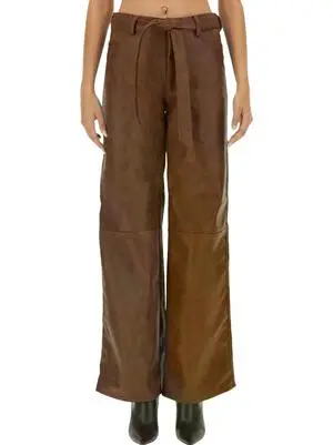 Baum Und Pferdgarten Nadene Belted-waist Trousers - Brown