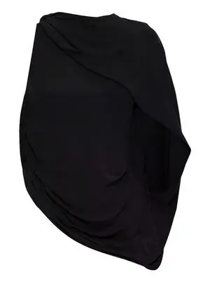 Alexander Wang Asymmetrical Draped Top - Black