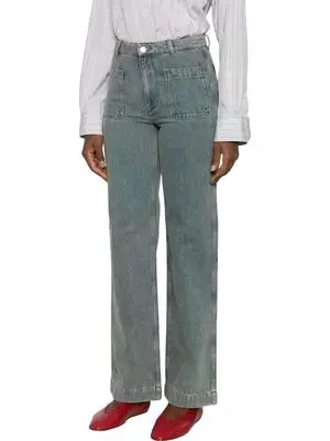 A.p.c. Victoria Patch-pocket Jeans - Blue