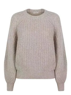 BRUNELLO CUCINELLI Sequin-embellished Ribbed-knit Sweater