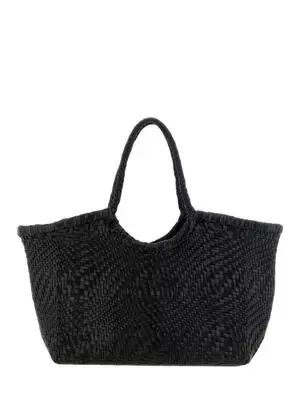 Dragon Diffusion Nantucket Optical Woven Tote Bag - Black
