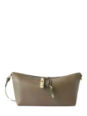 Furla Debby Leather Shoulder Bag - Brown