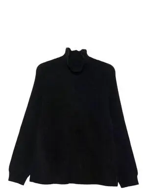 Liviana Conti Ribbed-knit Roll-neck Sweater - Black