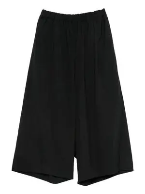 Comme Des Garçons Elasticated-waist Trousers - Black